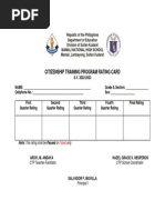 Citizenship Training Program 2023 2024 | PDF | Citizenship