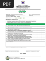 Classroom Observation Tool (COT) | PDF | Curriculum | Learning