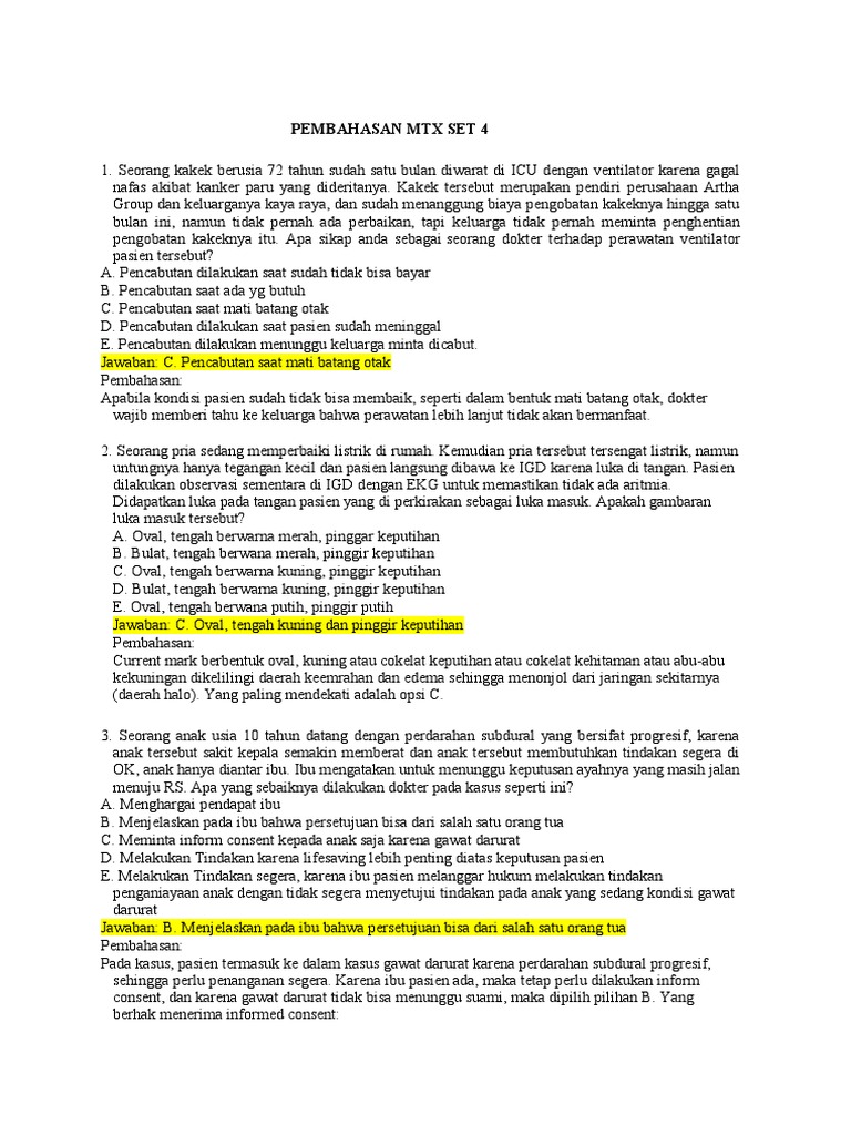 MTX Forensik Set 4 | PDF | Pengembangan Diri | Sains & Matematika