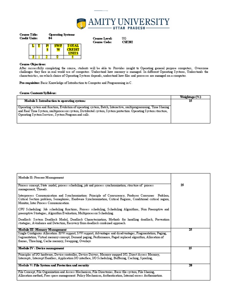 Operating Systems | PDF | Process (Computing) | Operating System Operating Systems | PDF | Process (Computing) | Operating System
