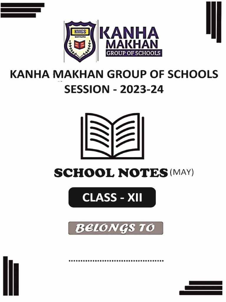 Class-12 Commerce Notes (May) | PDF | Investing | Goodwill (Accounting)