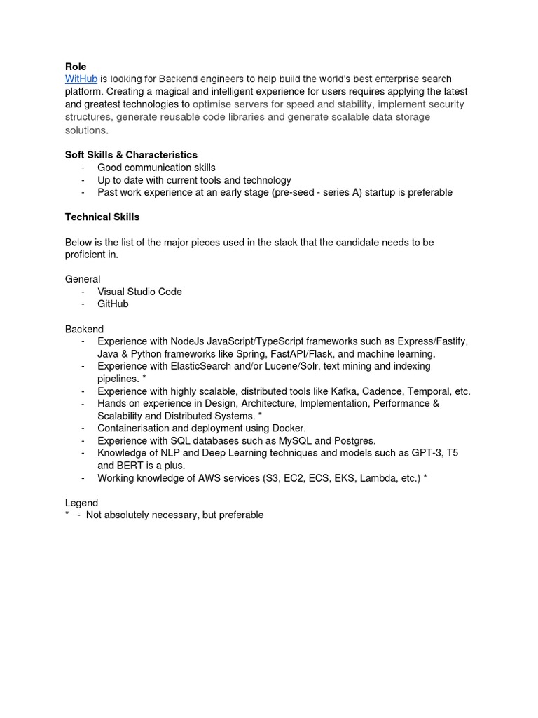 Backend Engineer | PDF