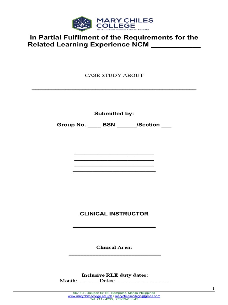 NEW OB RISK NICU CASE STUDY FORMAT For 2nd Year | PDF | Nursing ...