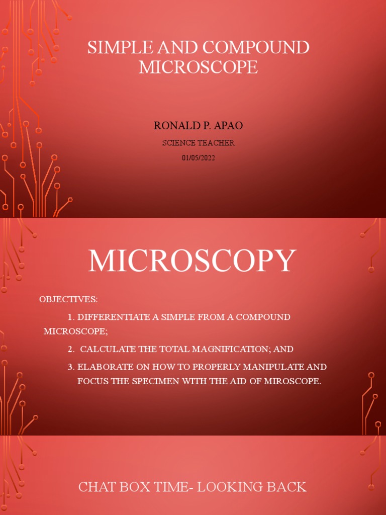 Microscope Basics for Students | PDF | Science & Mathematics ...