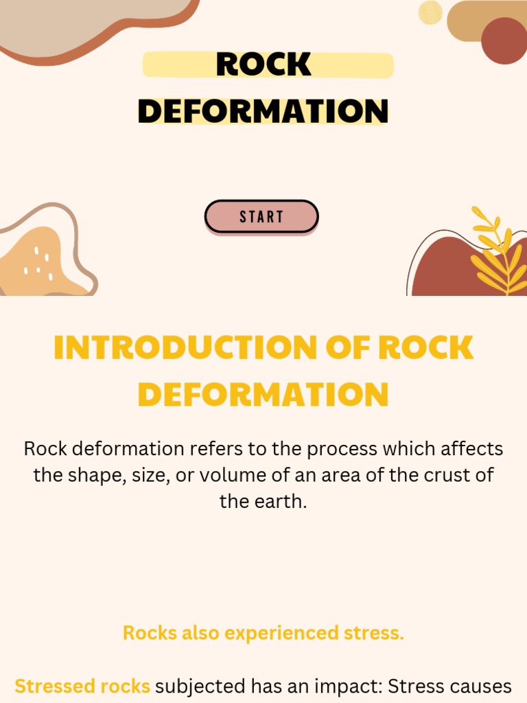 Rock Deformation | PDF | Fault (Geology) | Deformation (Engineering)