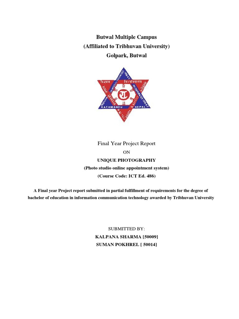 Final-Report-Unique Photography | PDF | Software Testing | Html