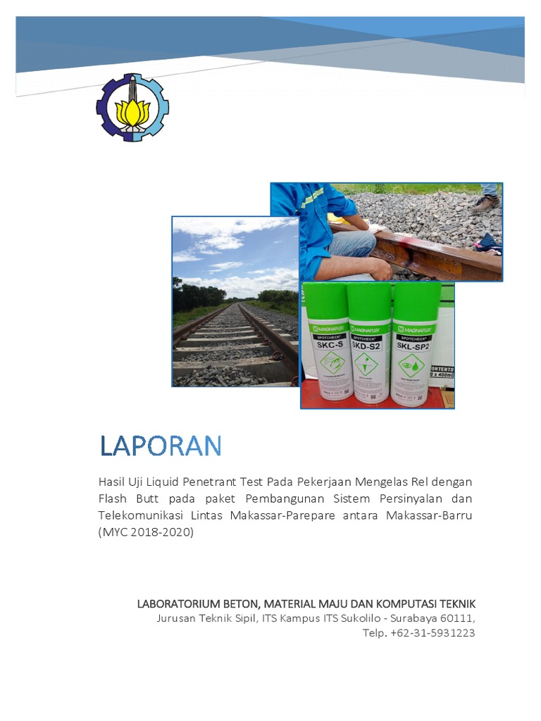 Laporan Uji Liquid Penetrant Test | PDF