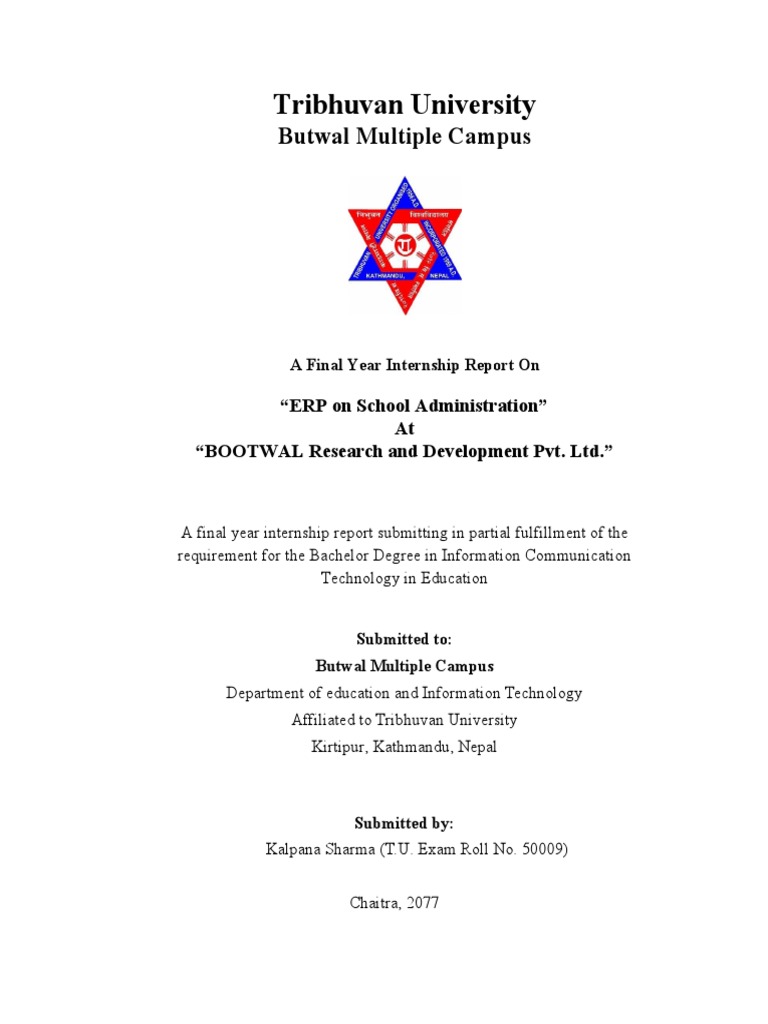 Internship Report Kalpana Sharma (Final) | PDF | Databases | Eclipse (Software)