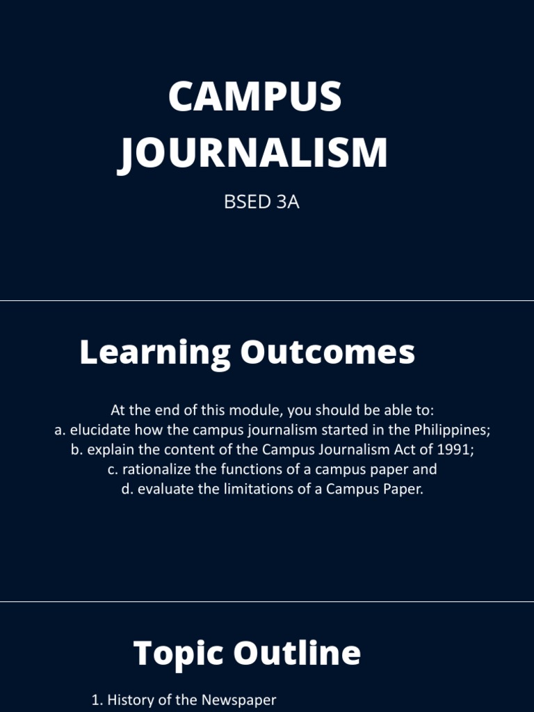 Module 2 | PDF | Journalism | News