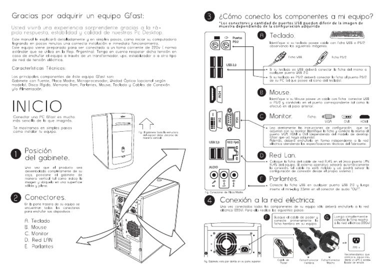 Manual Desktop Gfast | PDF