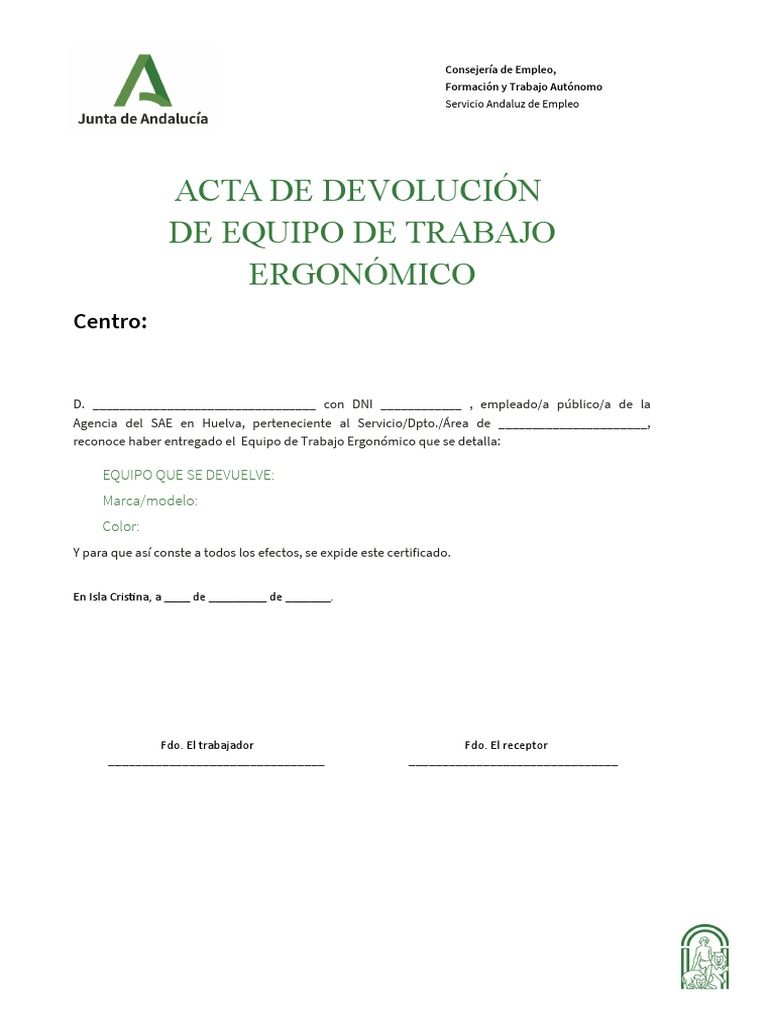ACTA-DEVOLUCION-MATERIAL | PDF