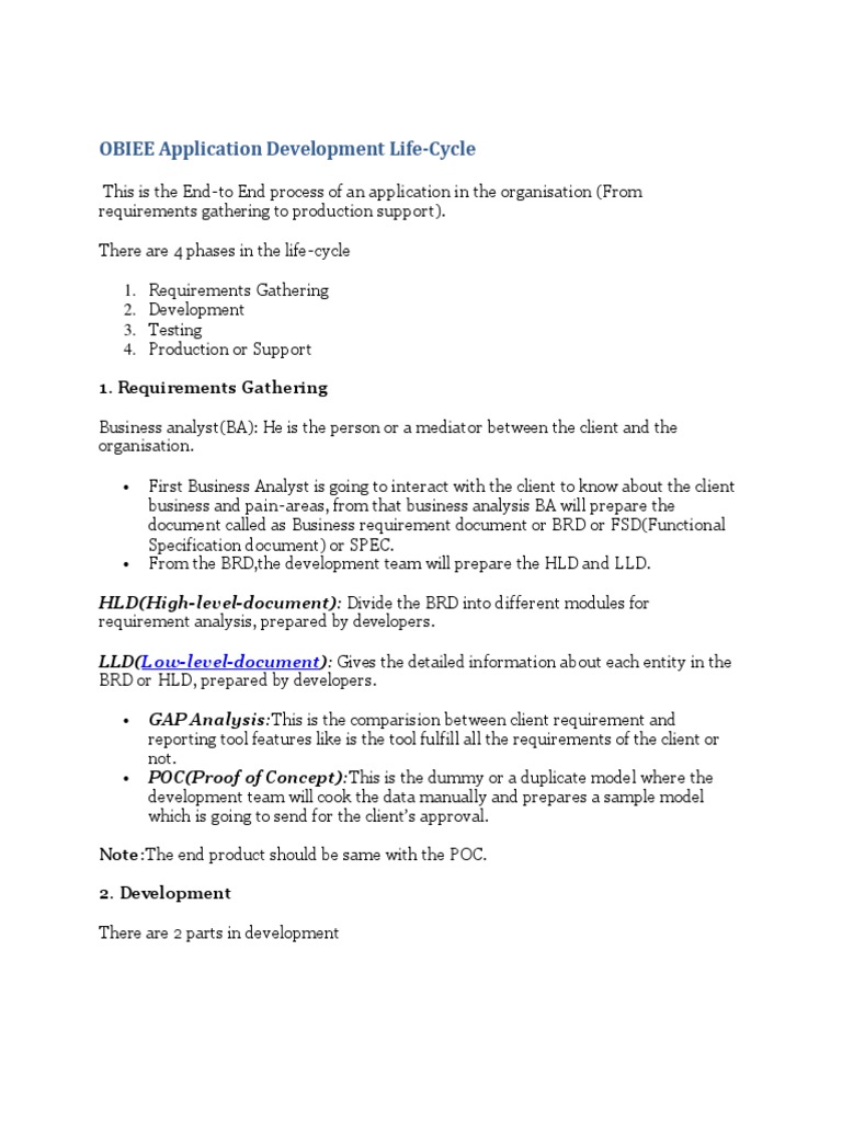 OBIEE Application Development | PDF | Data Warehouse | Information Management