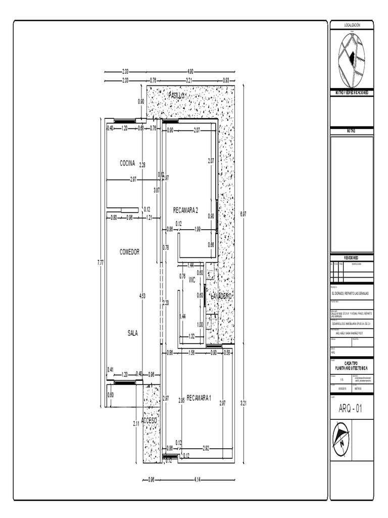 01 - Planta Tipo - Arquitectonica-Planta Arq-1 | PDF