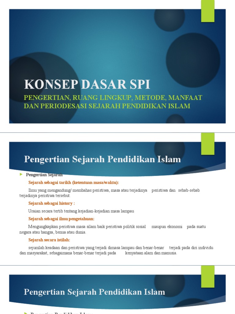 Konsep Dasar Spi | PDF