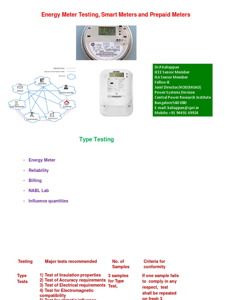 Energy Meter Smart Meter and Prepaid Meters | PDF | Electromagnetic ...