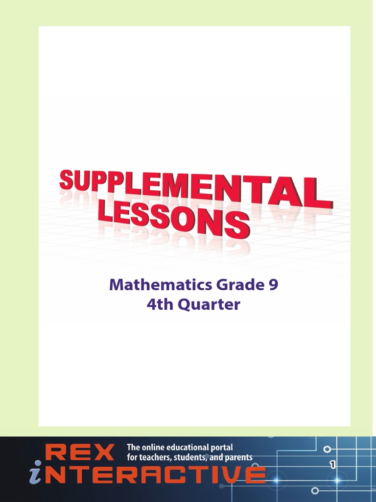 Mathematics Grade 9 4th Quarter | PDF | Trigonometric Functions | Triangle