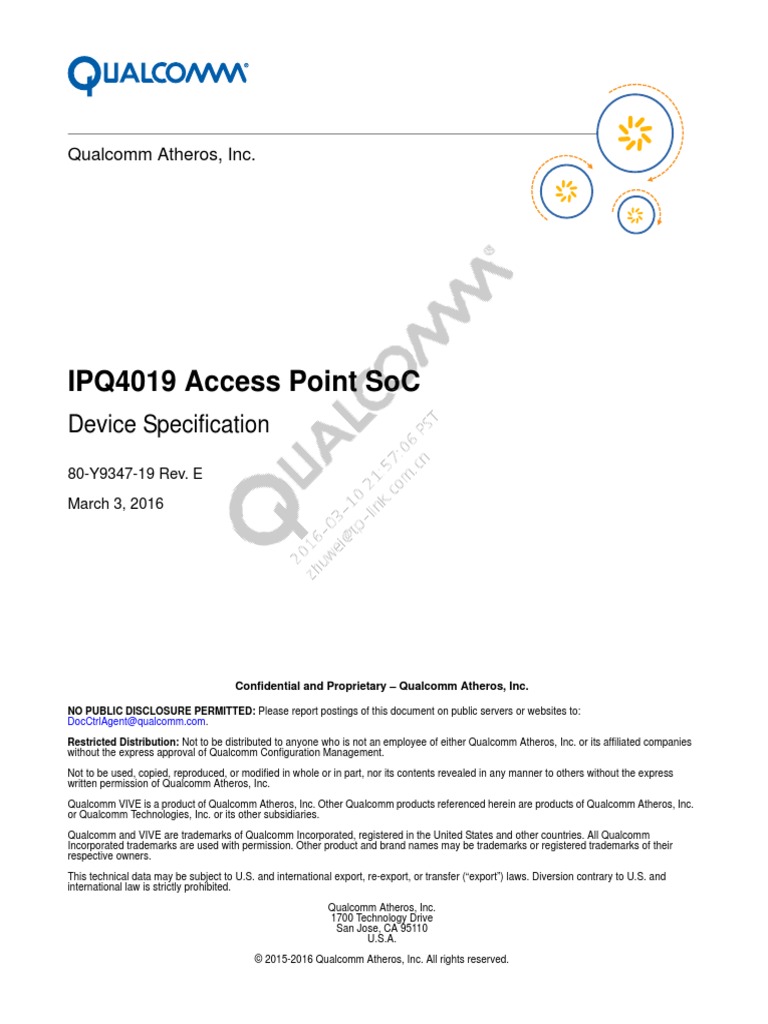 IPQ4019 | PDF | Wi Fi | Ieee 802.11