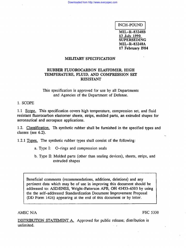 Mil R 83248B | PDF | Ultimate Tensile Strength | Specification ...