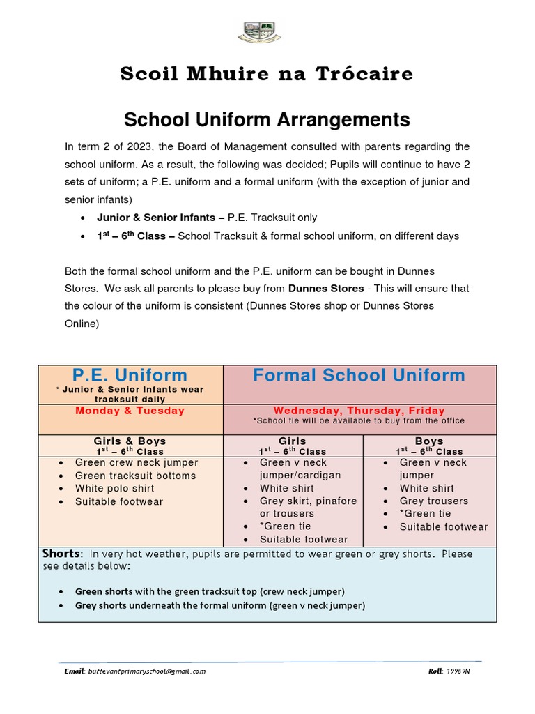School Uniform | PDF | Sweater | Human Appearance