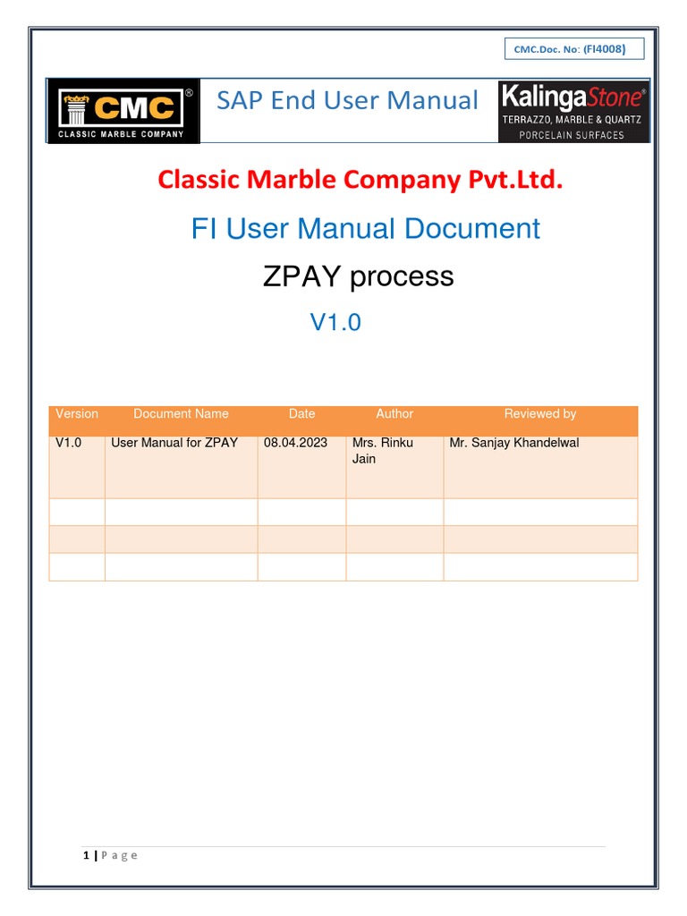 Fi008 - V00-Zpay User Manual | PDF | Invoice | Payments