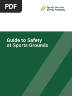 Guide To Safety at Sports Grounds (Green Guide) | PDF