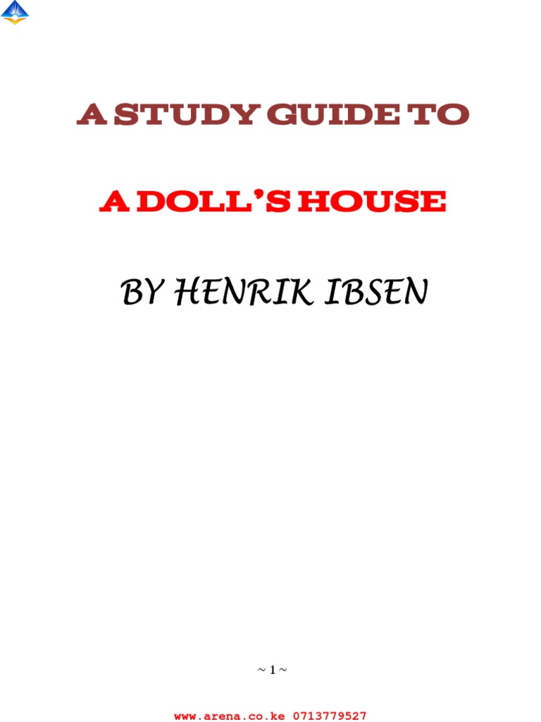 A Doll's House Study Guide | PDF | A Doll's House