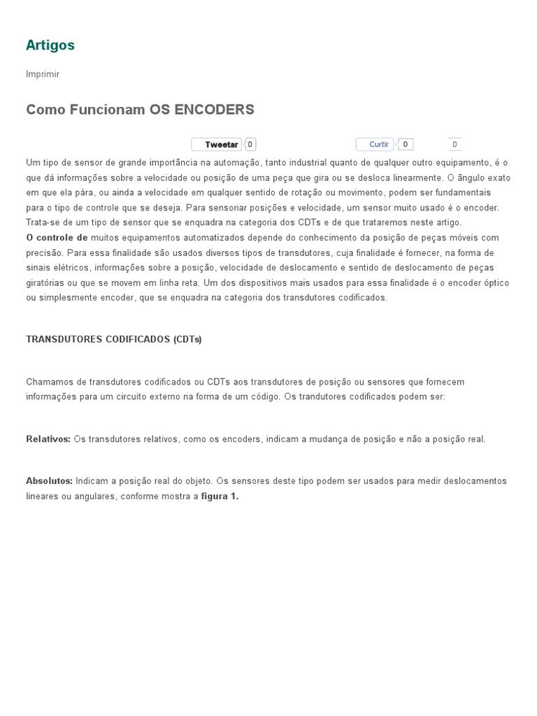 Como Funcionam OS ENCODERS - Mecatrônica Atual - Automação Industrial ...
