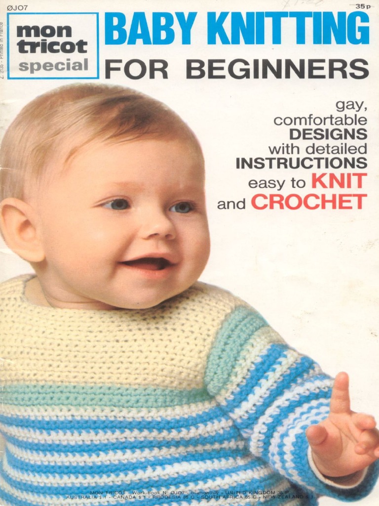 Mon Tricot - Baby Knitting For Beginners | PDF