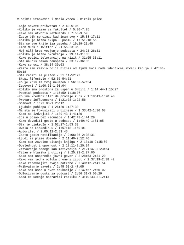 Vladimir Stankovic I Mario Vreco | PDF