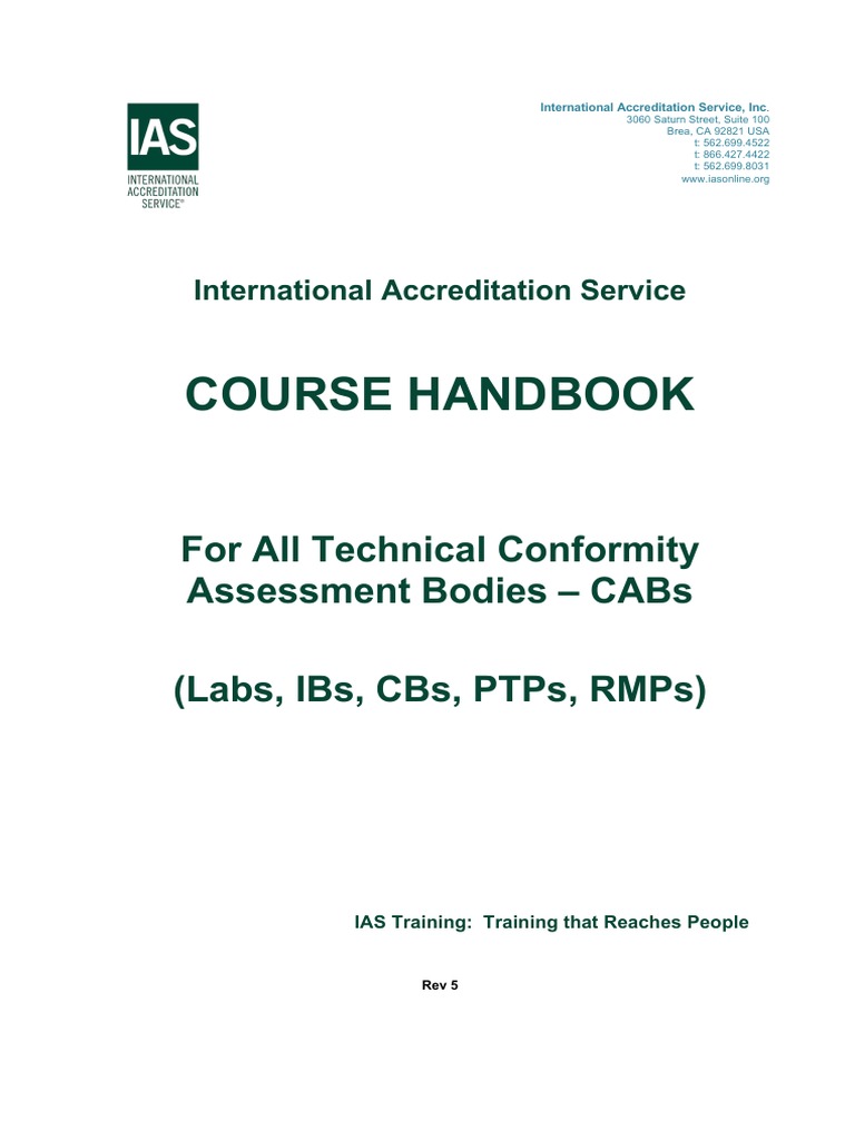 Internal Auditor Course Handbook For CABS | PDF | Audit | Internal Audit
