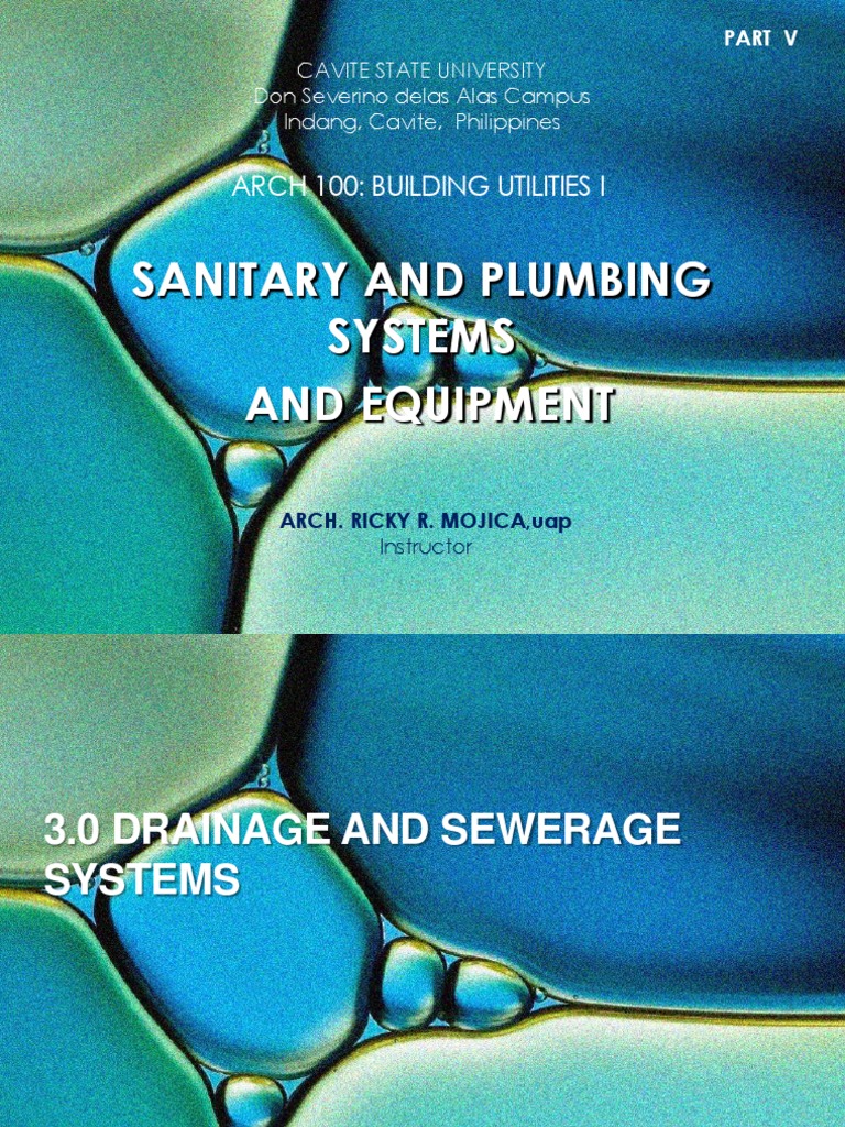 5bu 1 Plumbing Sanitary Pt5 | PDF | Storm Drain | Plumbing