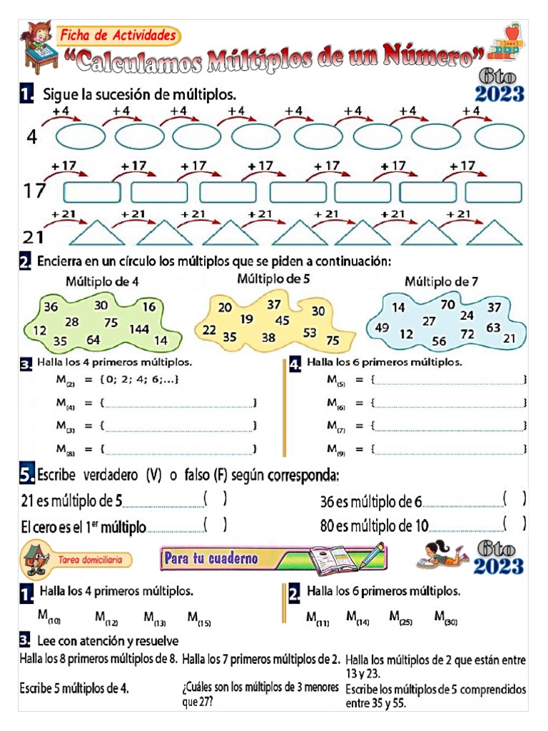 6to Grado - Semana 15 - Ficha de Aplicación - 1 | PDF