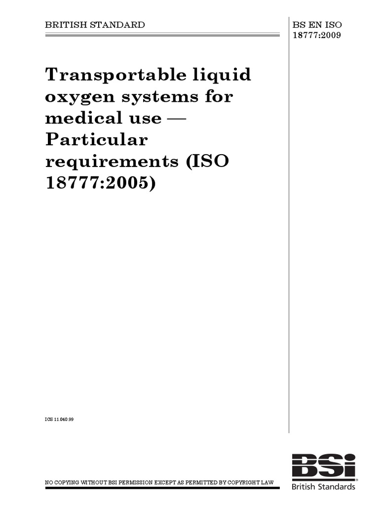 BS en Iso 18777-2009 | PDF | International Organization For ...