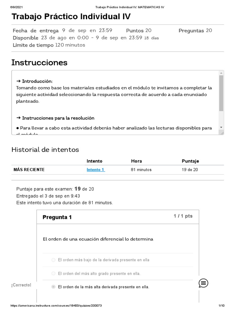 Trabajo PR Ctico IV Matematicas IV PDF | PDF | Ecuaciones | Ecuaciones diferenciales