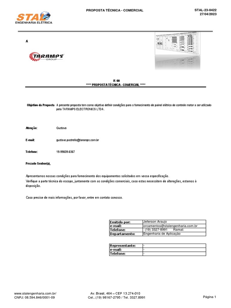 Stal 23 0422 | PDF | Eletricidade | Engenharia Elétrica