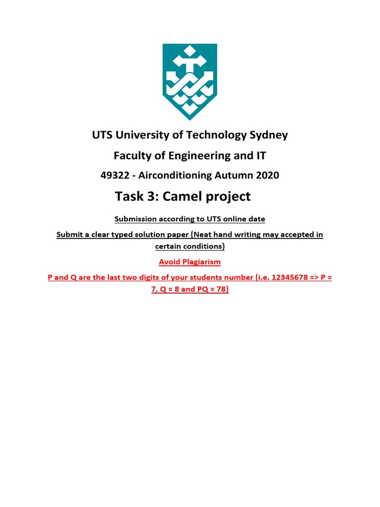 Airconditioning - Autumn 2020 TASK3 CAMEL PROJECT | PDF | Air ...