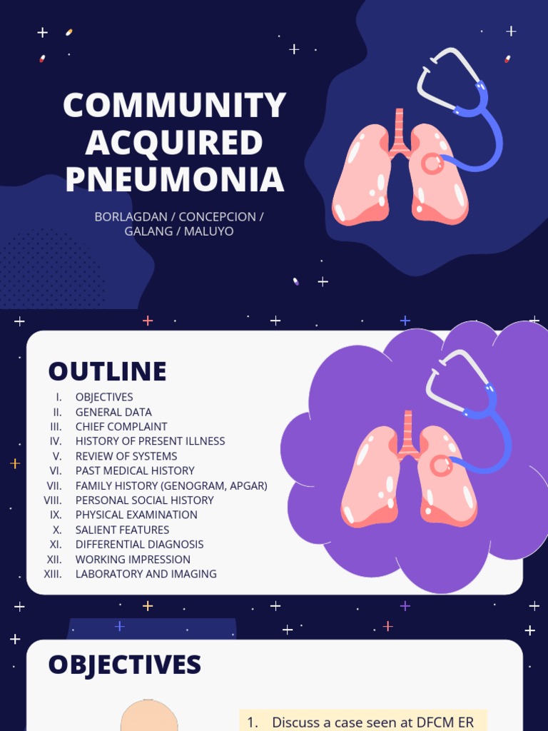 Community Acquired Pneumonia Case Study | PDF | Pneumonia | Respiratory ...