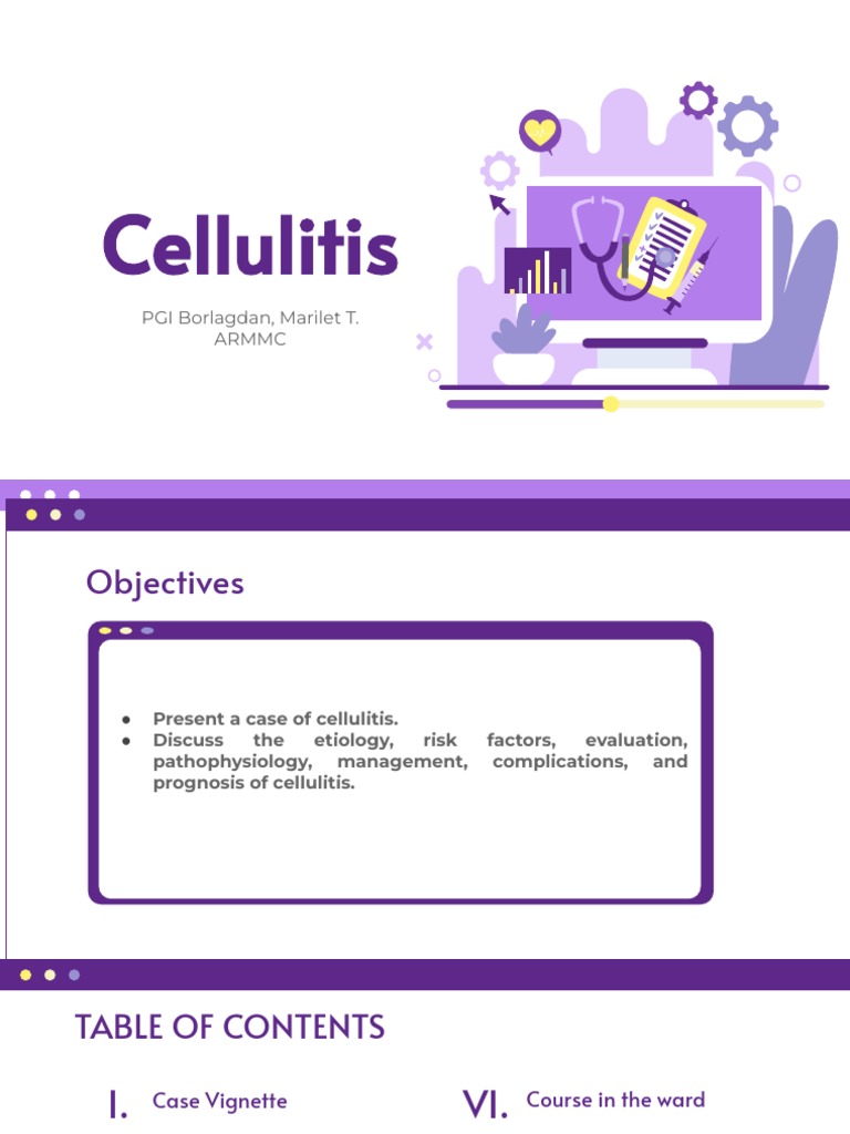 Cellulitis Oral Case Pres | PDF | Infection | Methicillin Resistant Staphylococcus Aureus