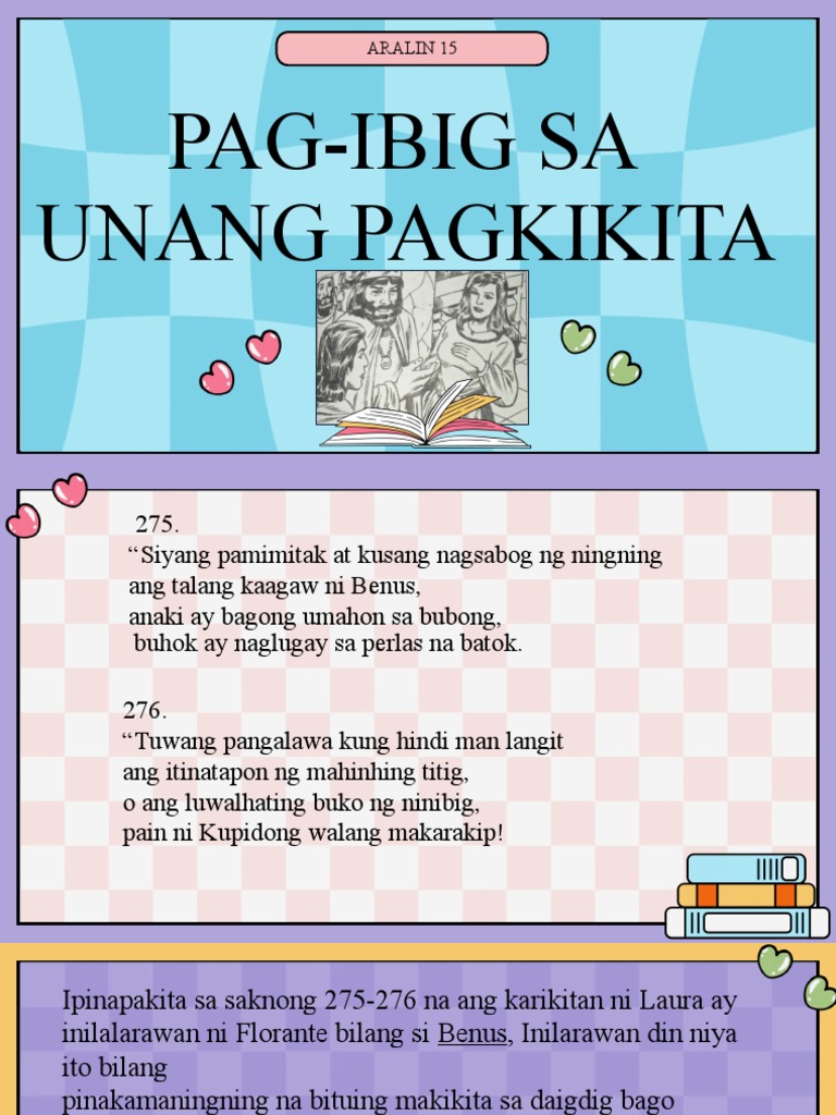 Pastel Checkerboard Scrapbook Colorful Book Report Presentation | PDF