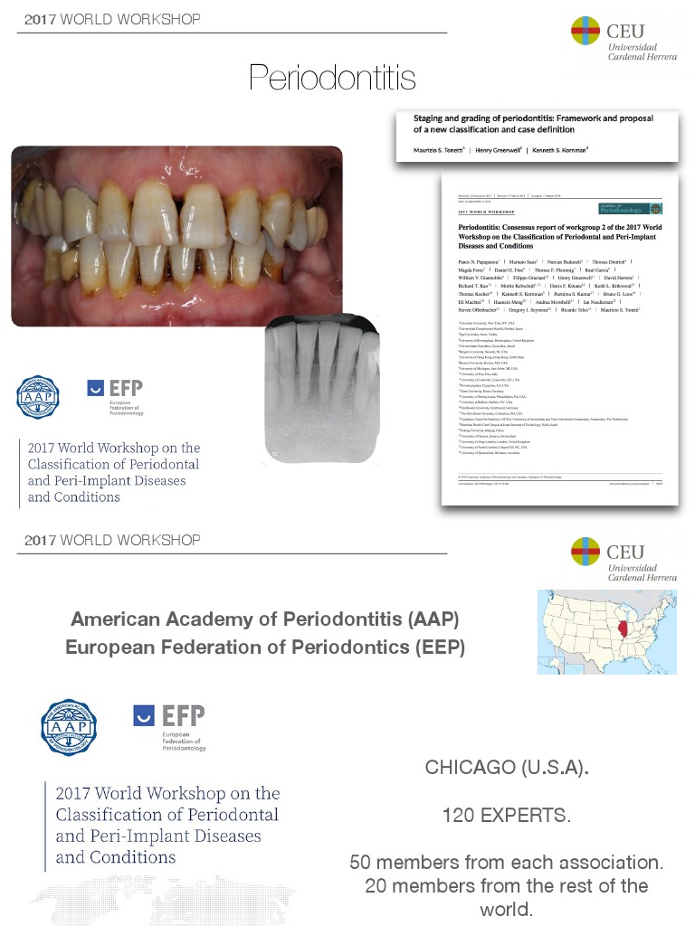 1. Periodontitis. Workshop 2017 | PDF | Periodontology | Medical ...