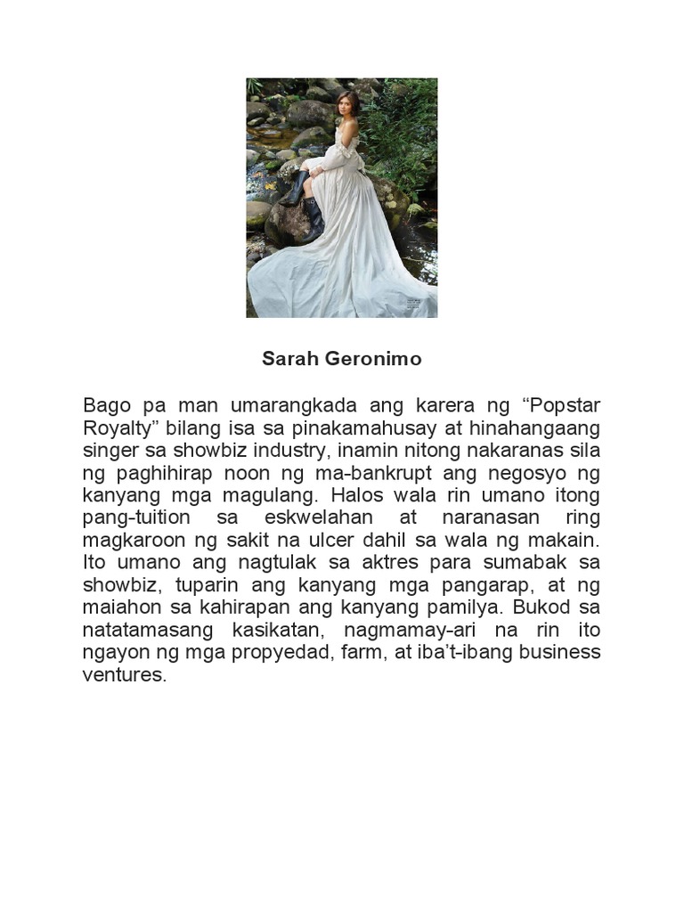 Sarah Geronimo | PDF