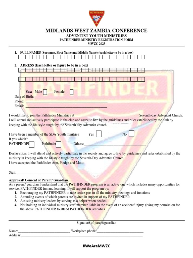 Pathfinder Form | PDF