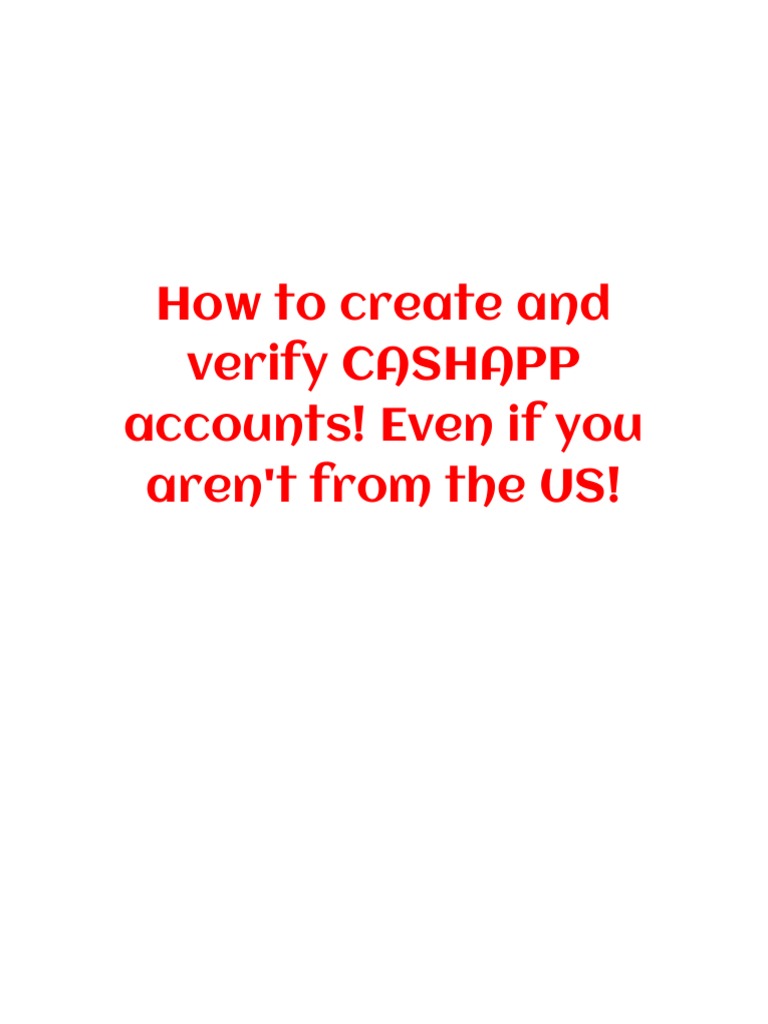 How_to_create_and_verify_CASHAPP_accounts | PDF