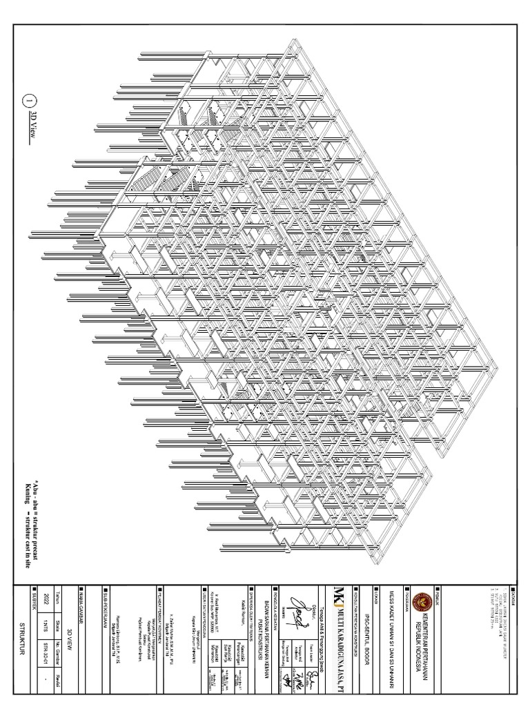 WBP-Sheet - WBP-SHD-STR-MES-3D-01 - 3DVIEW 3D (1 | PDF