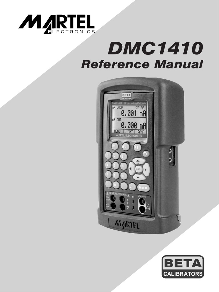 DMC 1410 Documenting Calibrator Rev E 9 11 | PDF | Thermocouple | Resistor