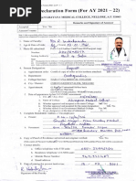NMC Revised Declaration Form (Faculty & Residents) | PDF | Doctor Of ...