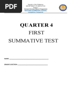 Summative Test Grade 4 q2 | PDF