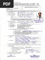 NMC Revised Declaration Form (Faculty & Residents) | PDF | Doctor Of ...