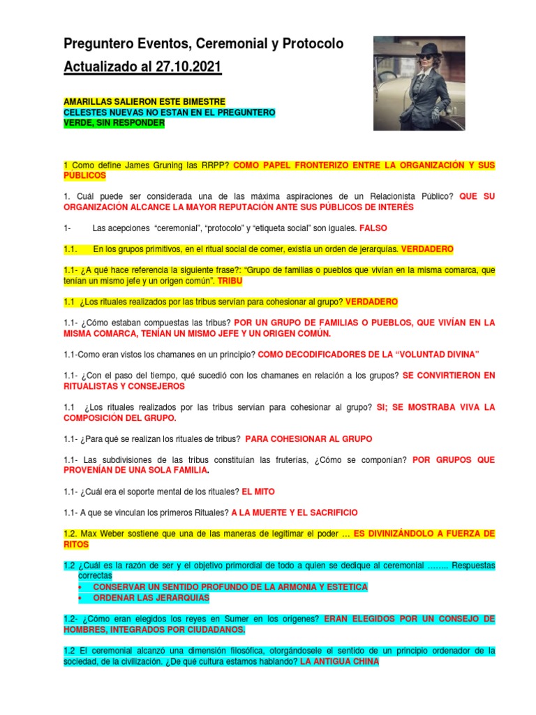 Eventos, Ceremonial y Protocolo Primer Parcial | PDF | Bandera | Embajador