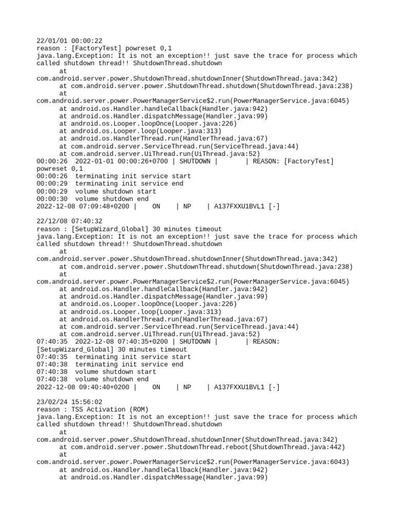 Power Off Reset Reason Backup Pdf Java Programming Language Systems Engineering